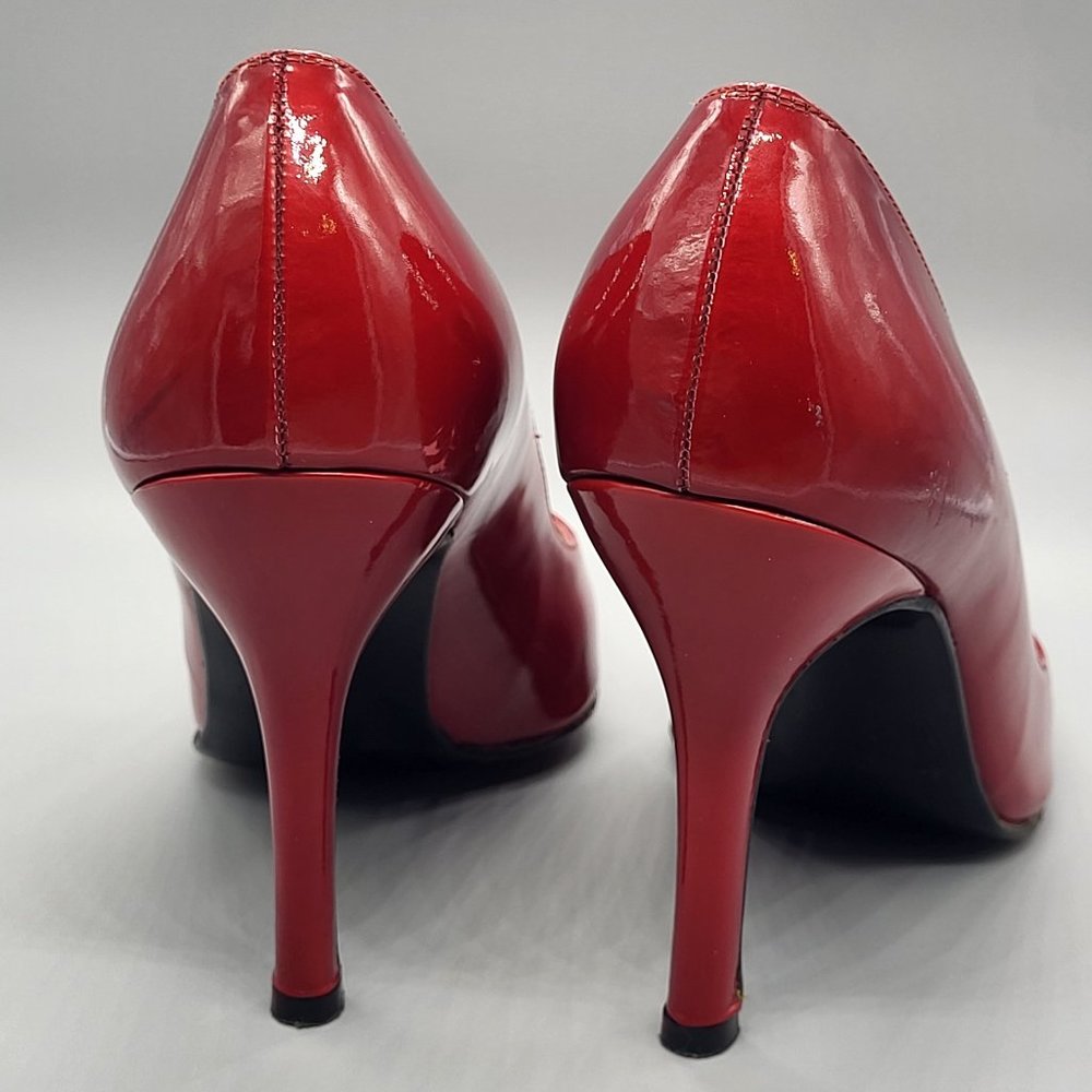 Stuart Weitzman Red Patent Leather Pumps - Gem
